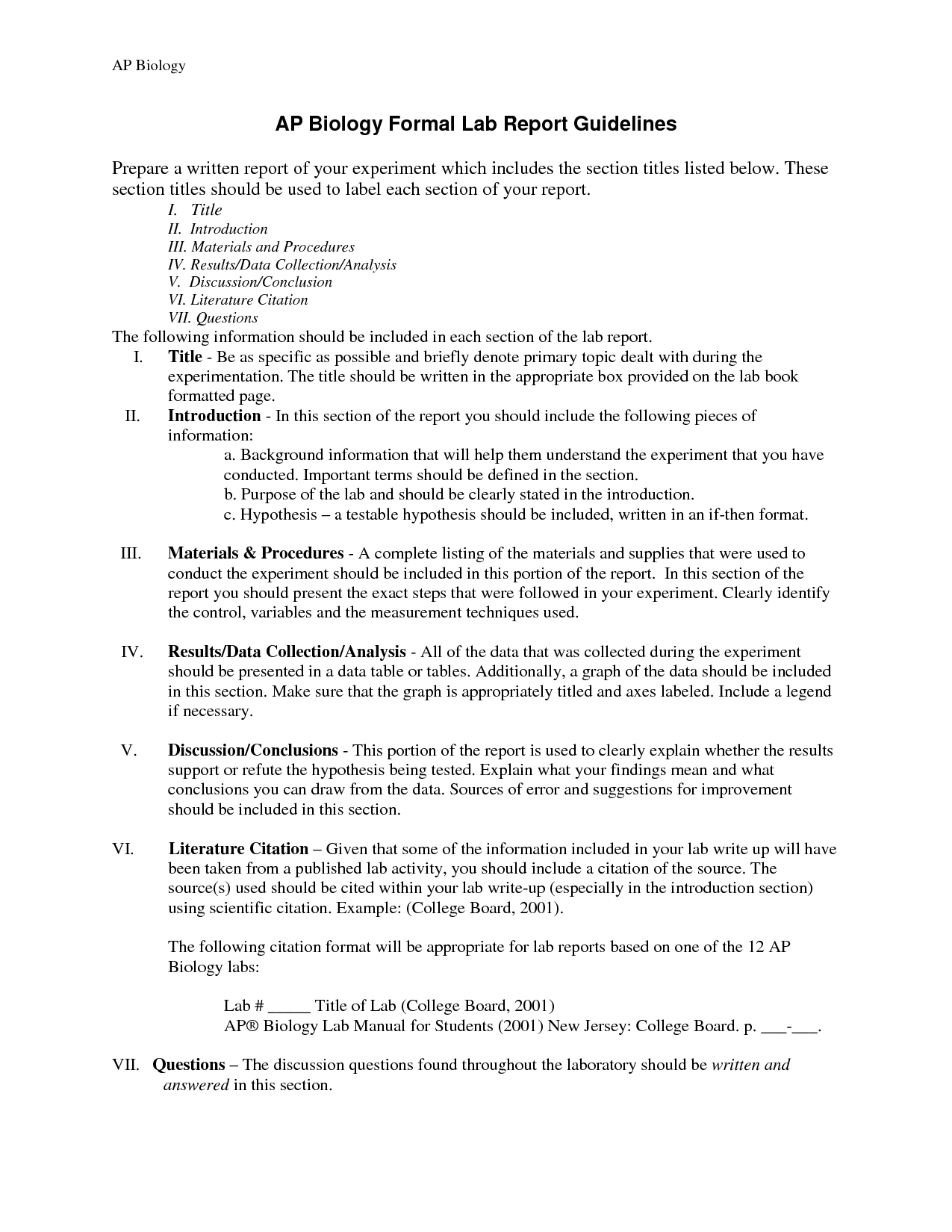 Lab Report Results Section Top Rated Writing Company