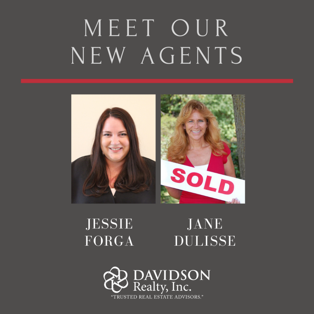 Davidson Realty Welcomes New Agents Jessie Forga and Jane Dulisse to ...